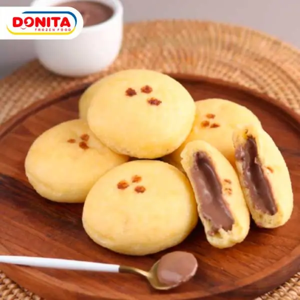Donita Donat Filling Mix Coffee Isi 6 - Donat Frozen