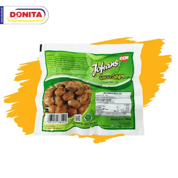 Jofrans Bakso Sapi Frozen Isi 20 - Jofrans Frozen